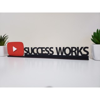 Placa Canal Youtube Decoração Personalizada Youtubers Influencers ...