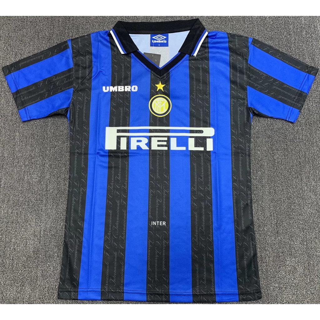 9798 Inter Milan Home Retro Football Jersey Camisa De Futebol De Alta ...