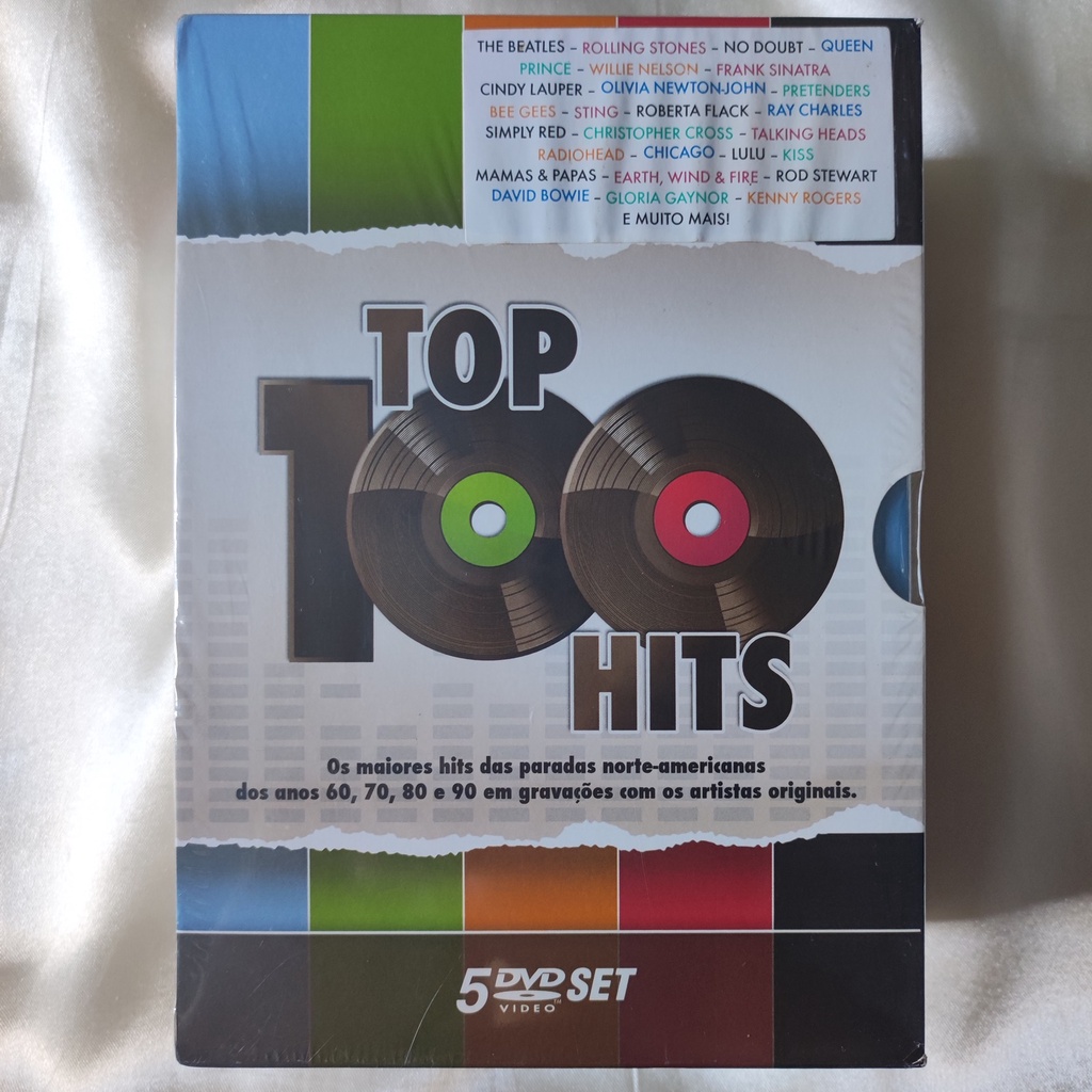 Dvd Box Set - Top 100 Hits | Shopee Brasil