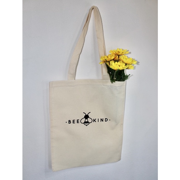 Ecobag personalizada Bee kind 30x40 | Shopee Brasil