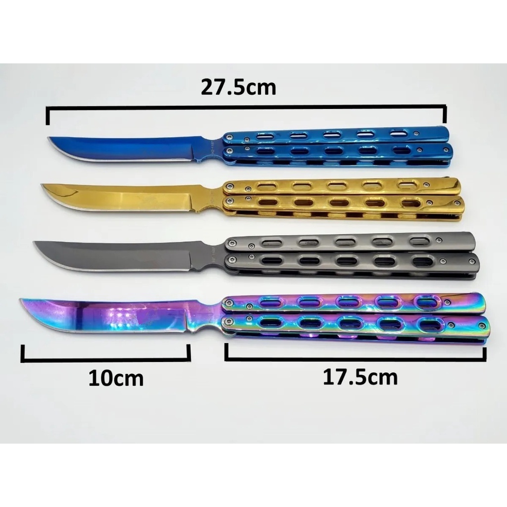 Canivete Butterfly Faca Borboleta Tatico Militar Knife | Shopee Brasil