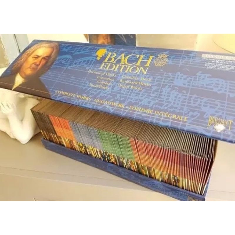 Box Cd Johann Sebastian Bach Coleção Completa 155 Cd Mozartbeethovenchopin Shopee Brasil