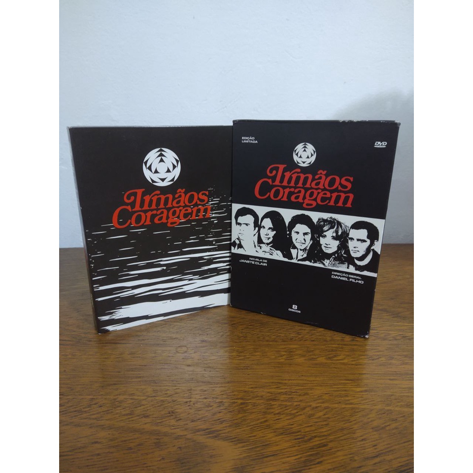 DVD Box Novela da Globo Irmãos Coragem - Completo com 8 DVDs | Shopee ...