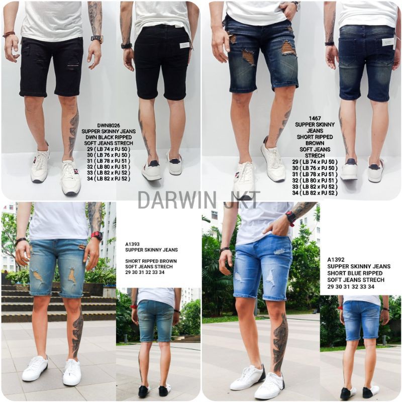 Shorts / Jeans Rasgado Masculino / Jeans Rasgado Masculino / Jeans ...