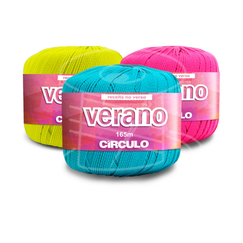 Linha Fio Verano 165m 50g Círculo - Cores - Crochê / Tricô | Shopee Brasil