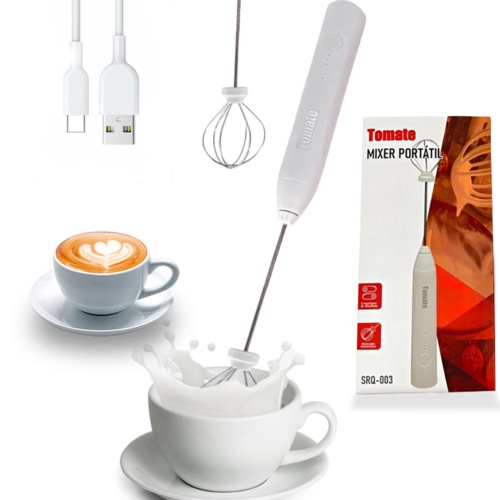 Mini Mixer Misturador Leite Cafe Capuccino Shake - Tomate SRQ-003 ...