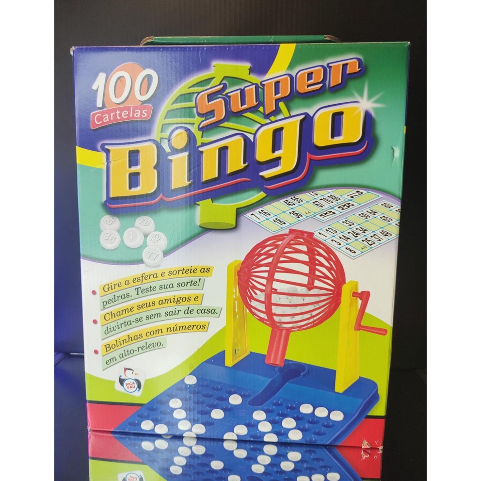 Super Bingo 100 cartelas | Shopee Brasil