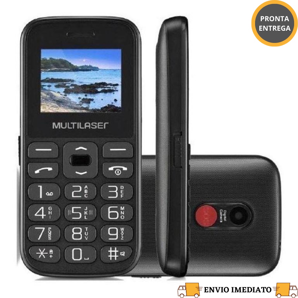 Celular Multilaser Vita IV Dual SIM preto - P9120 | Shopee Brasil