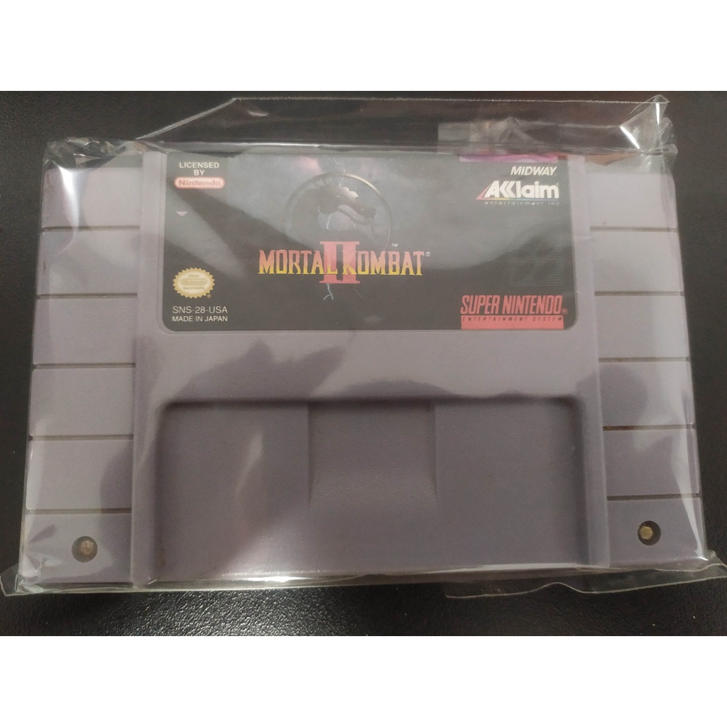 Mortal Kombat 2 Snes Super Nintendo Original Perfeito | Shopee Brasil