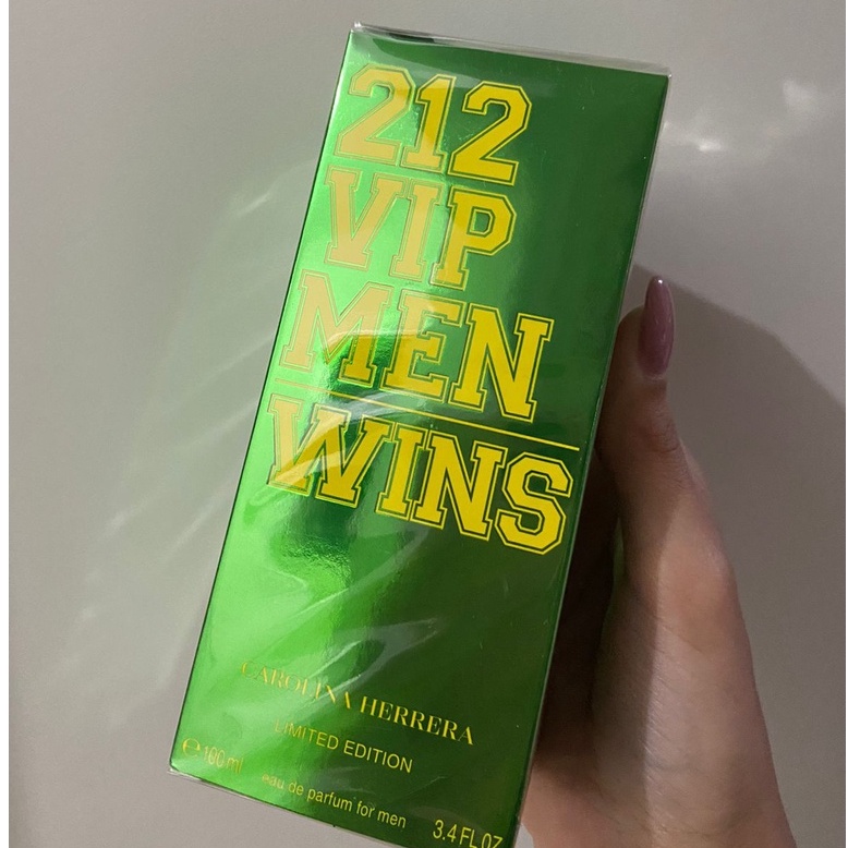 Carolina Herrera 212 Vip Wins Masc Edp 100ml original e lacrado ...