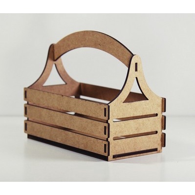 5 Cestinhas Caixote Engradado Cachepô Mdf - Lembrancinha 15x10x15cm ...