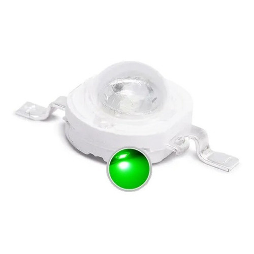 10 Led - Super Power Led 3w 3v Verde 200 A 220 Lumen | Shopee Brasil