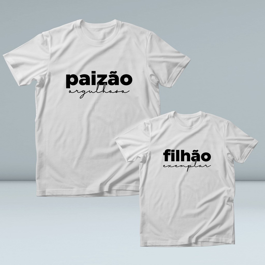 Camisa tal pai tal filho 2 | Shopee Brasil