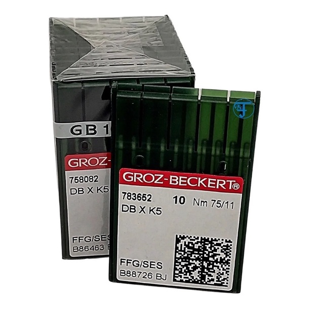 Agulha de Máquina Groz Beckert Para Costura DBxK5 - Bordadeira 10 Unidades | Shopee Brasil