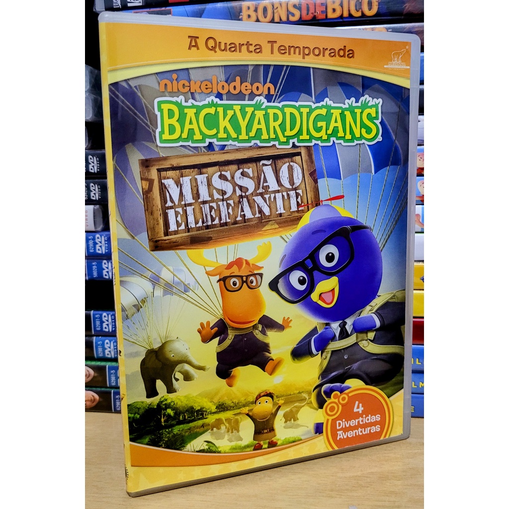 DVD Backyardigans Missão Elefante (Novo Original) | Shopee Brasil