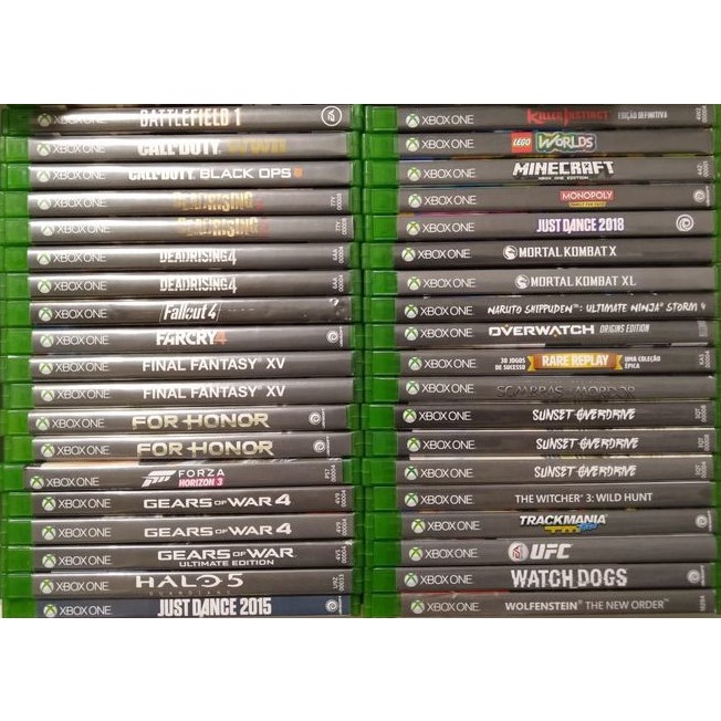 Xbox One S,X - Mídia Física - Games Originais - Novos e Lacrados ...