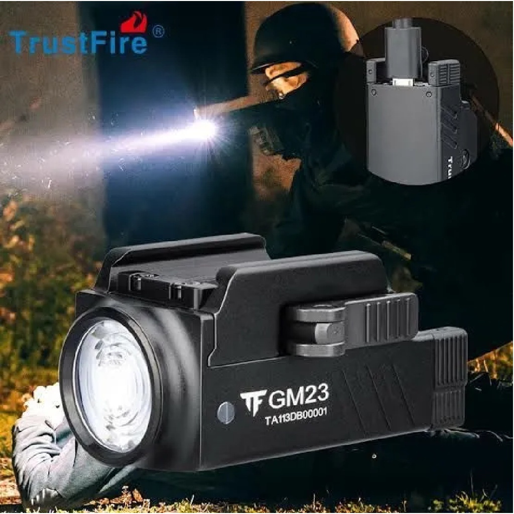 Lanterna Tática Trustfire Gm 23 800 Lm G2c G3c G3 Toro Th9 | Shopee Brasil