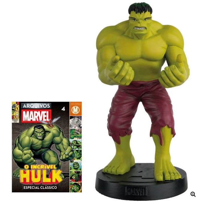 Miniaturas Action Figure Marvel Hulk Classicos Fact Files Especial ...