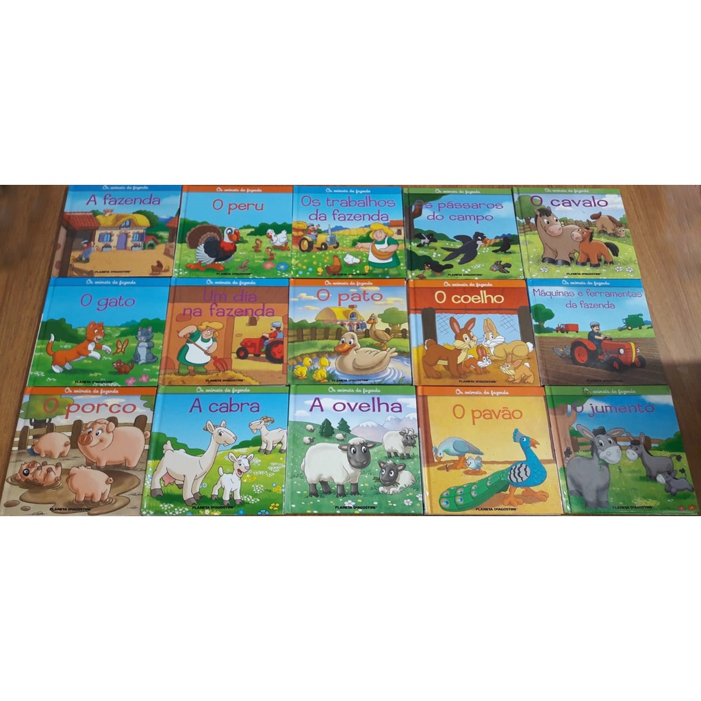 Livro Os Animais da Fazenda - Planeta de Agostini | Shopee Brasil