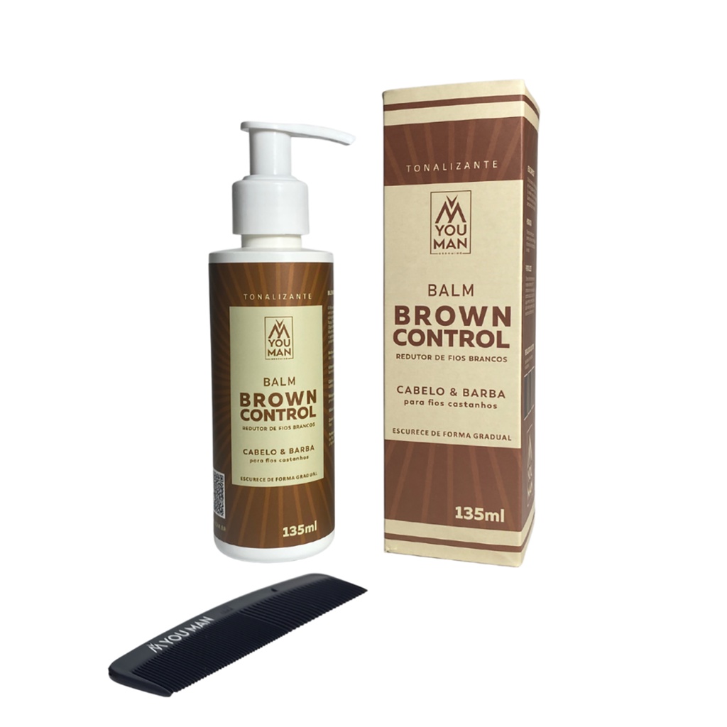 Black Brown Control Escurecedor De Barba E Cabelo You Man Preto e ...