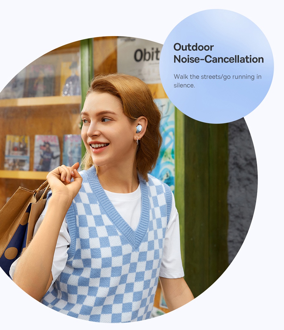 Baseus Bowie WM05 ANC TWS Fones De Ouvido Sem Fio Bluetooth 5.2 ...