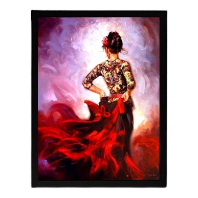 Quadro Sala Cigana Dançarina Flamenca Arte | Shopee Brasil