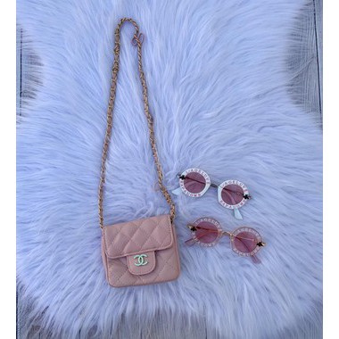 Bolsa Mini Channel Rosa | Shopee Brasil