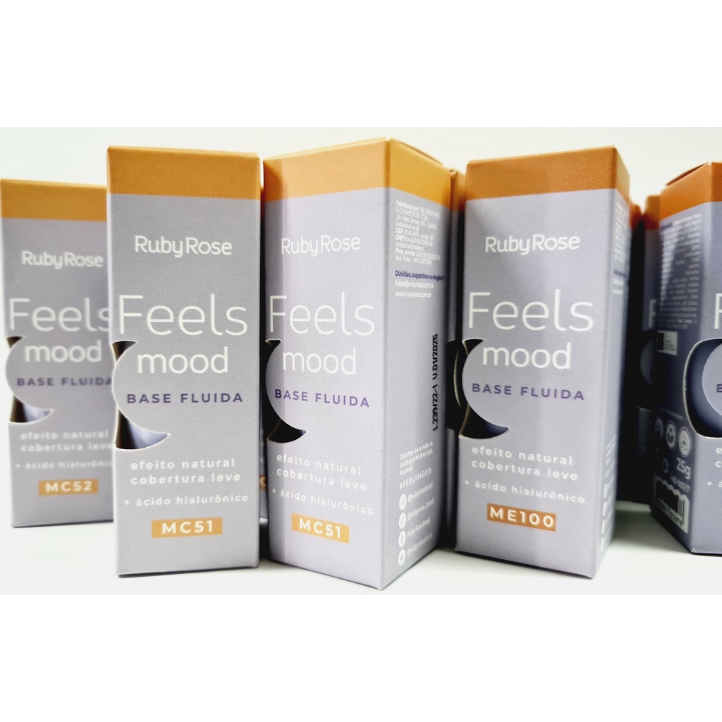 Base Fluida Feels Mood - Ruby Rose | Shopee Brasil