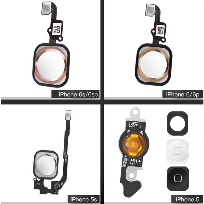 Botão Home iPhone 5 5s 6 6s 7 8 plus Flex Inicio A Pronta Entrega ...