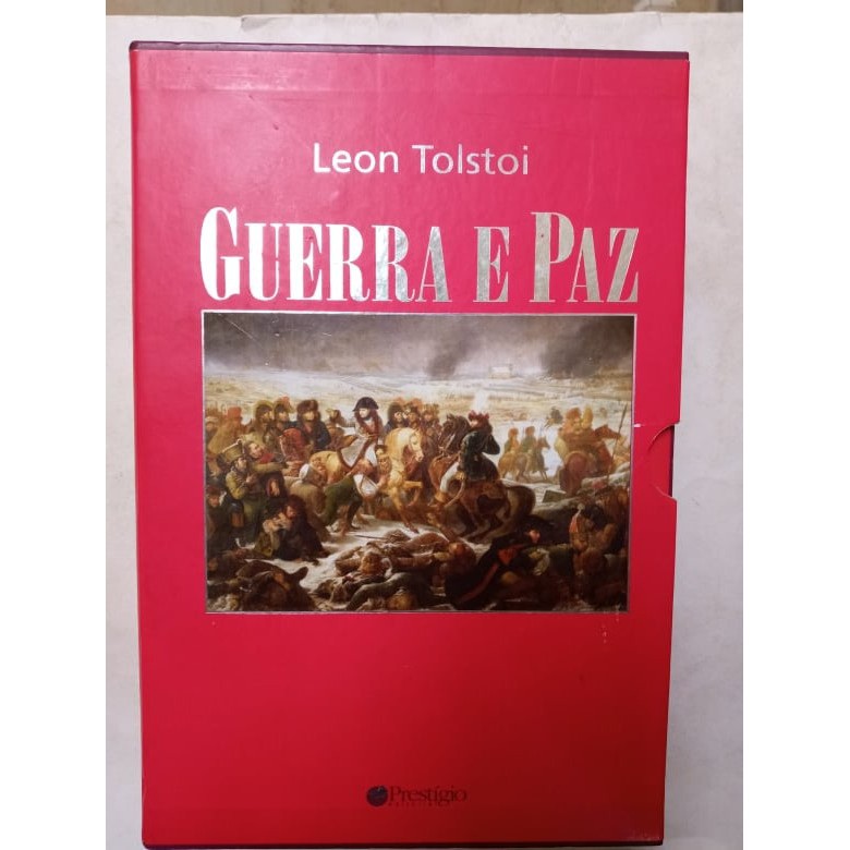 Box Guerra e Paz - Leon Tolstoi (03 Volumes) | Shopee Brasil