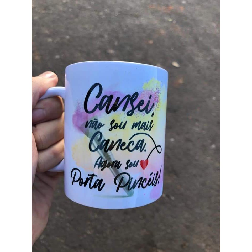 Caneca Porta Pincel Shopee Brasil