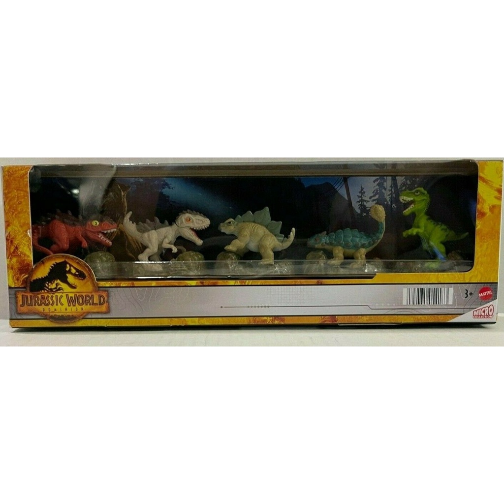 Mattel Jurassic World Dominion Micro Dinosaur 5 Figure Collection ...