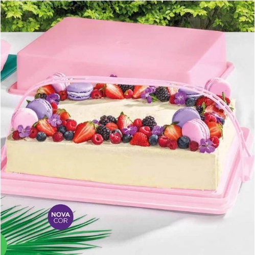 Tupperware Big Cake Retangular | Shopee Brasil
