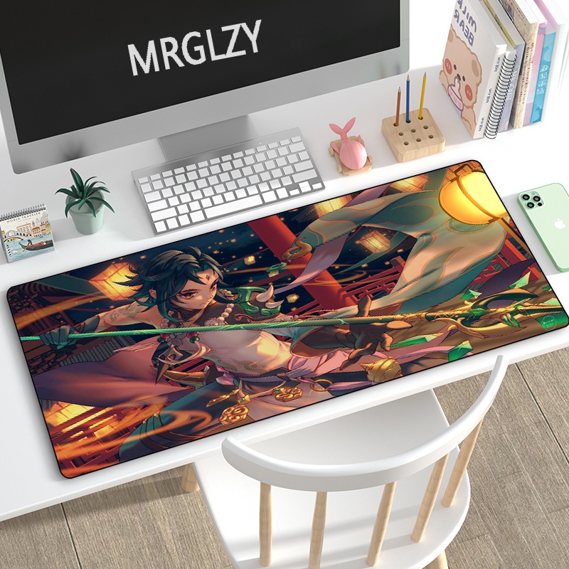Genshin Impacto XIAO Mouse Pad Gamer XL Grande Anime DeskMat Acessórios ...