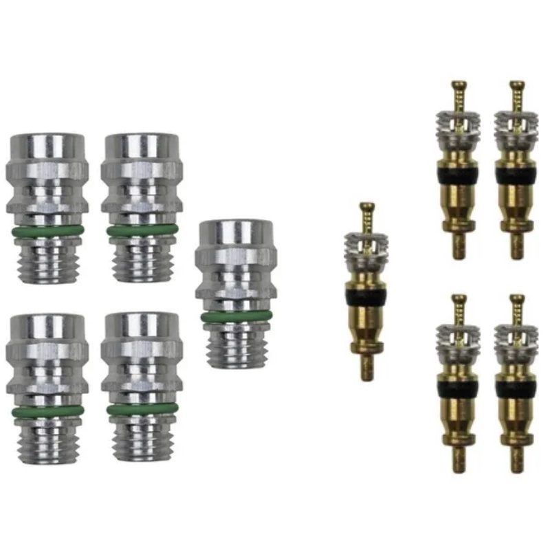 Núcleo De Válvula Schrader R-12 R-134 E Válvula De Enchimento Alta R134a Ar Condicionado - 10 ...