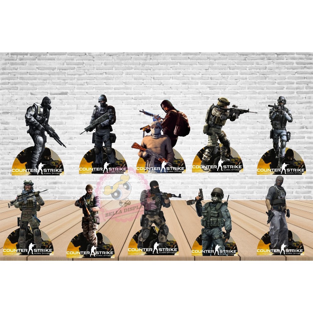 Counter strike global offensive 10 peças | Shopee Brasil