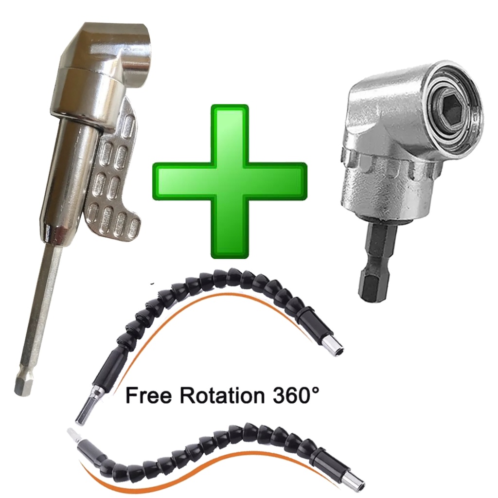 kit Adaptador Angular 90° Magnético + 105° + Eixo Flexível | Shopee Brasil