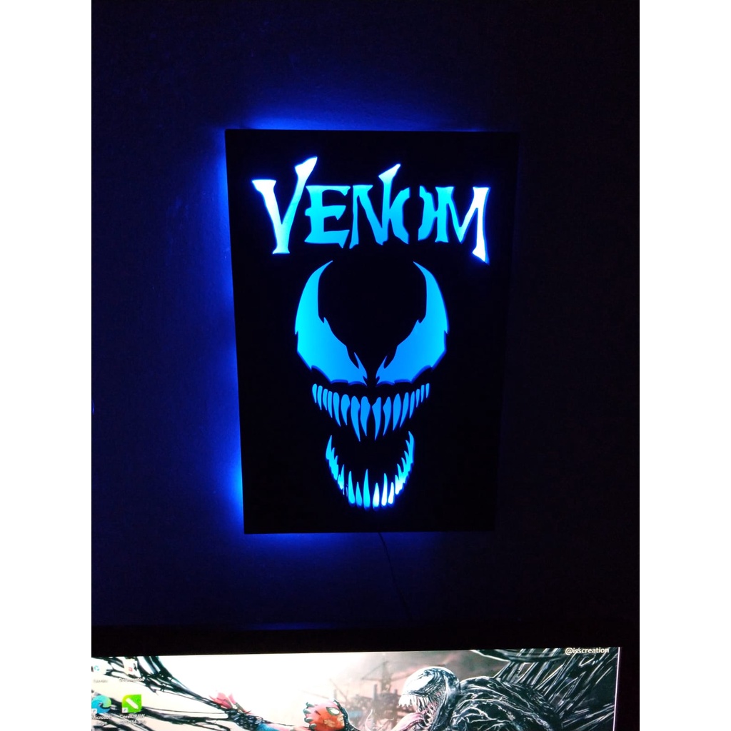 Luminária Venom Marvel LED | Shopee Brasil