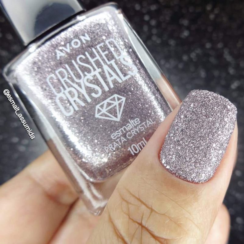 Esmalte Avon Crushed Crystals 10ml | Shopee Brasil