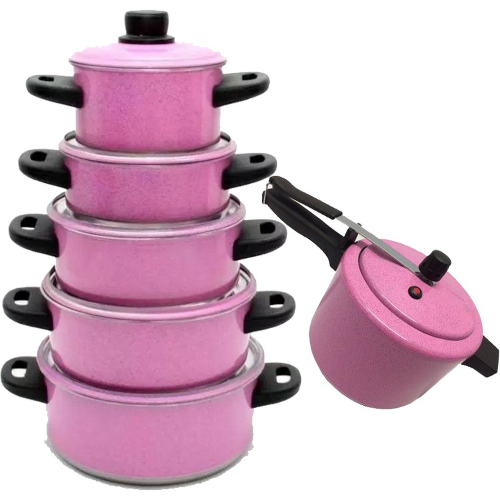 Jogo de Panelas Conjunto de Panelas Kit de Panelas + Panela de Pressão ...