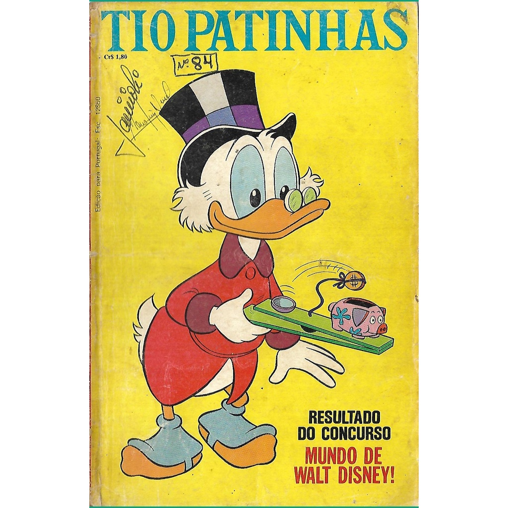 Quadrinho : Tio Patinhas n° 84 | Shopee Brasil