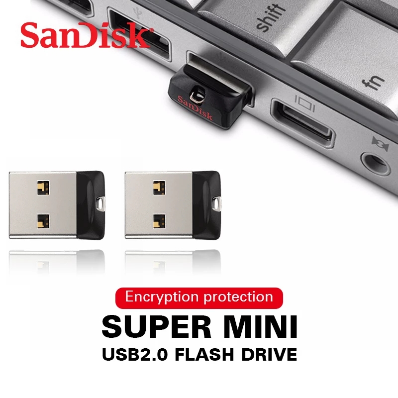 SanDisk Mini U Disk OTG USB Dual Mini Pen Drive 64GB USB Flash Drive ...