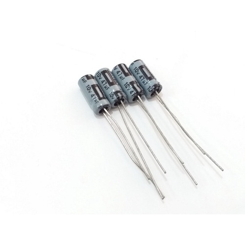 Kit 04 Capacitor Eletrolítico 47uf 10v 85ºc Original Earth | Shopee Brasil
