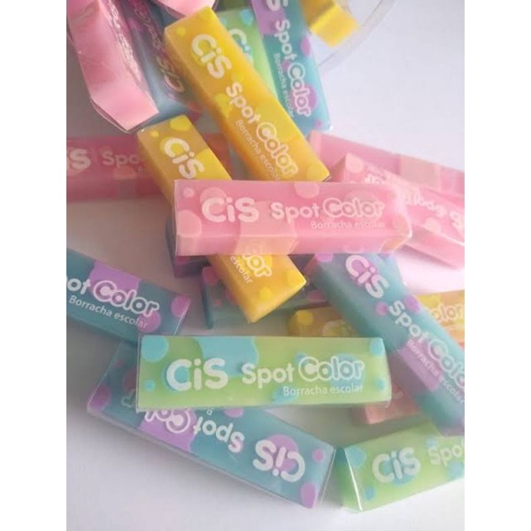 Borracha Cis Spot Colors | Shopee Brasil