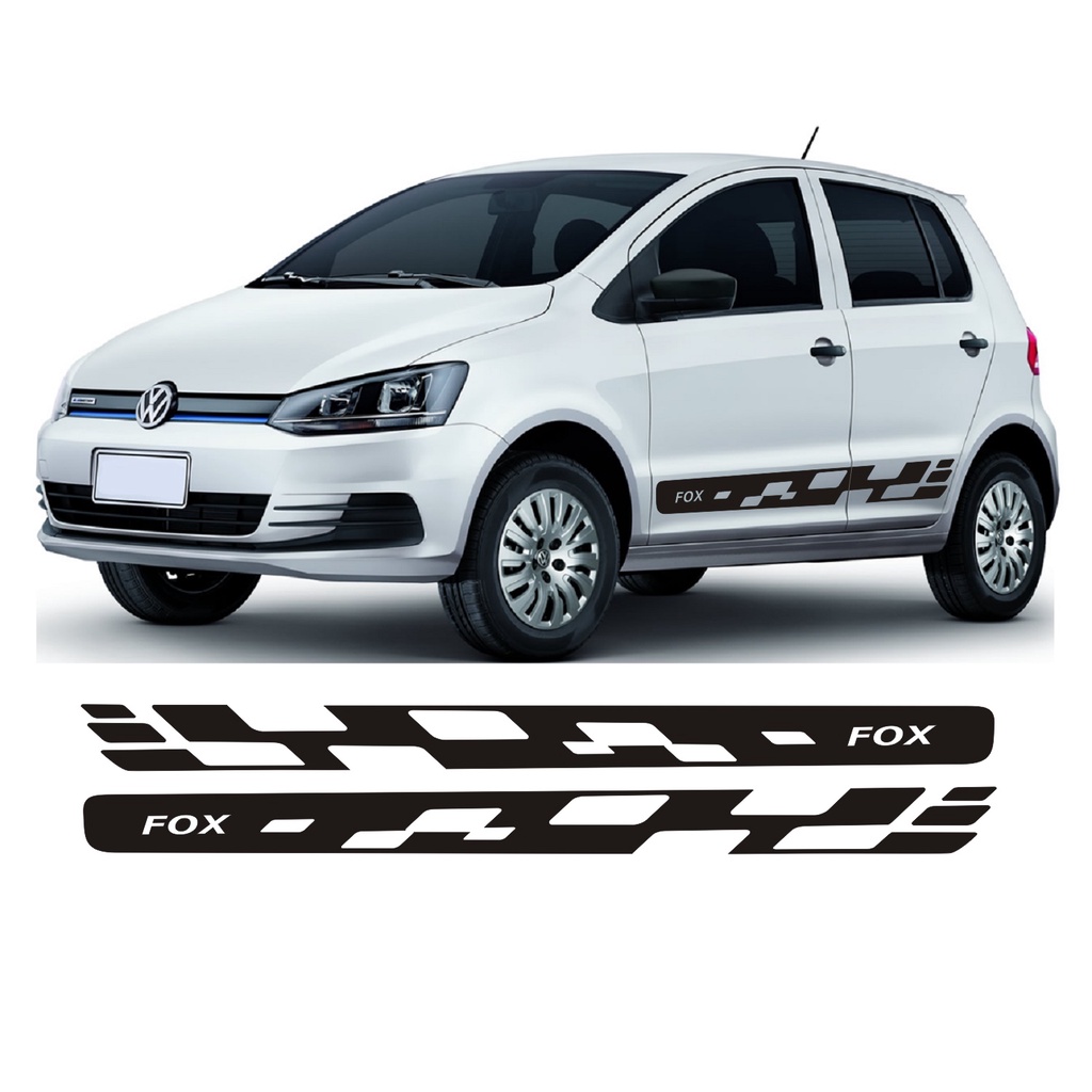 Adesivo Lateral Para VW Fox Faixa FV6 Fita Colante Tuning | Shopee Brasil