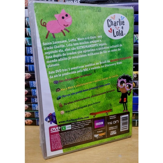 DVD Charlie e Lola - Meus Amigos São Extremamente Legais | Shopee Brasil