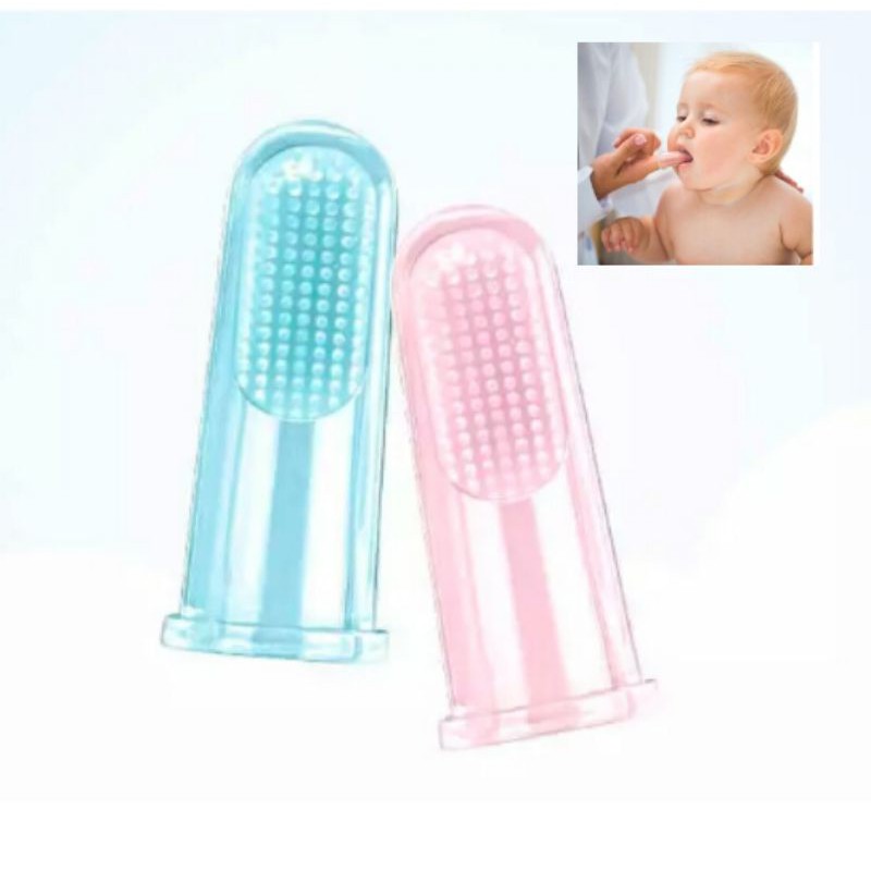 Massageador dedeira, para genviva sensível do bebê e também escova de ...
