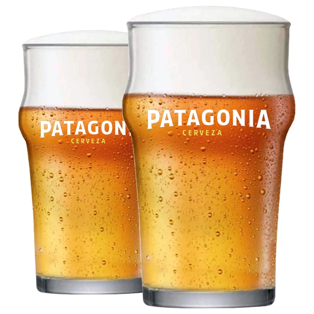 Kit 2 Copos Pint Para Chopp Cerveja 470ml Patagonia Original | Shopee ...