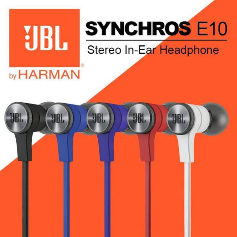 Fone JBL HARMAN SYNCHROS E10 | Shopee Brasil