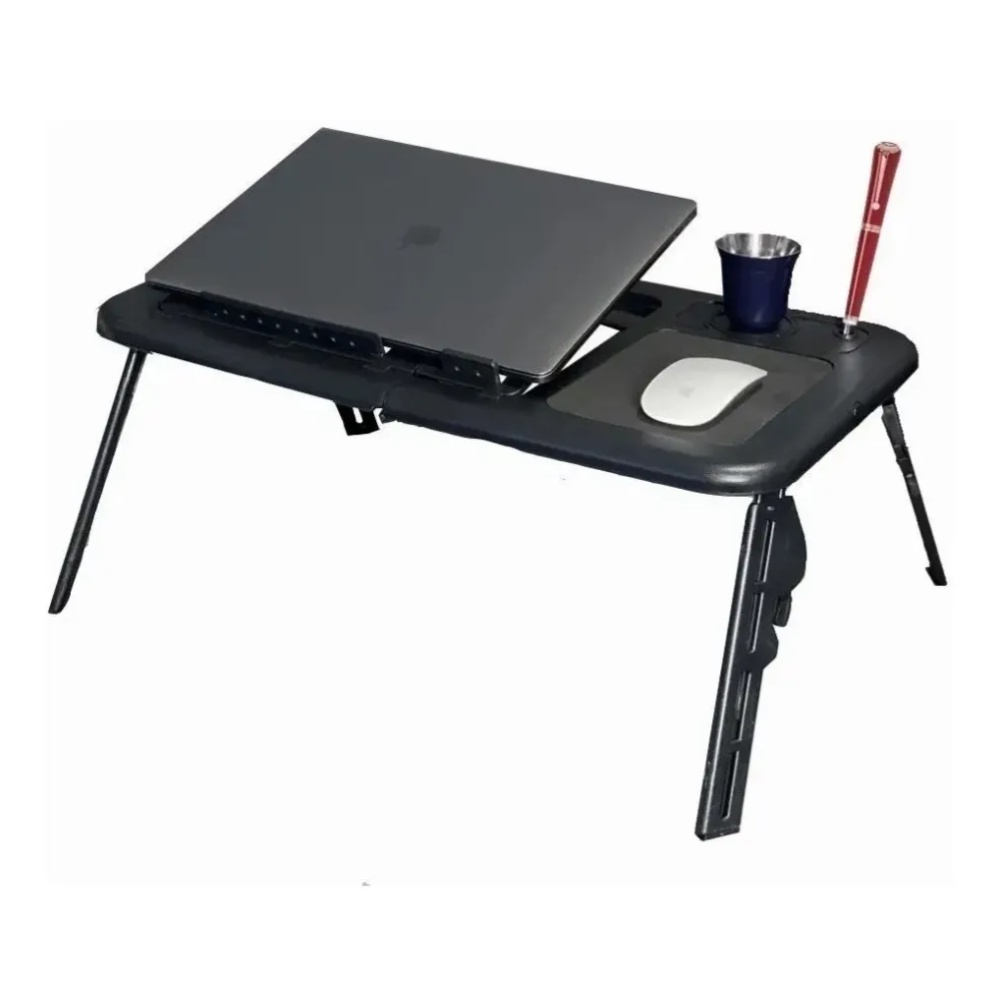 Mesa Para Notebook Articulada Dobravel Com Cooler Sofa Cama | Shopee Brasil